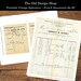 Vintage French Documents Set 2 Printable Ephemera Ad Invoice Receipt ...