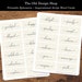 Printable Inspirational Script Words Sentiment Word Cards for Junk ...