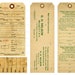 Shabby and Aged Tags Set 3 Printable Vintage Layaway Toe Tag Railway ...