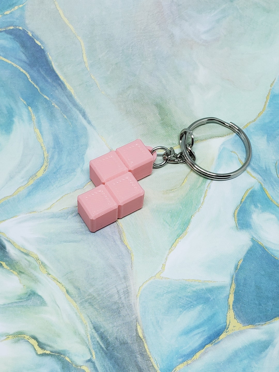 Tetris S Block Keychain - Etsy