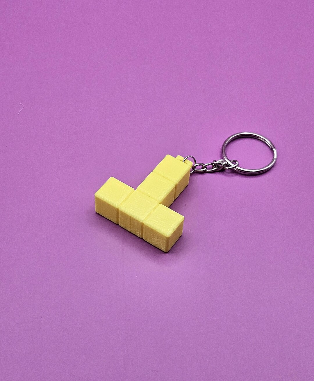 Tetris T Block Keychain - Etsy
