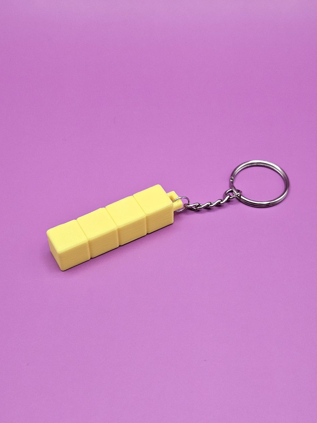 Tetris I Block Keychain - Etsy