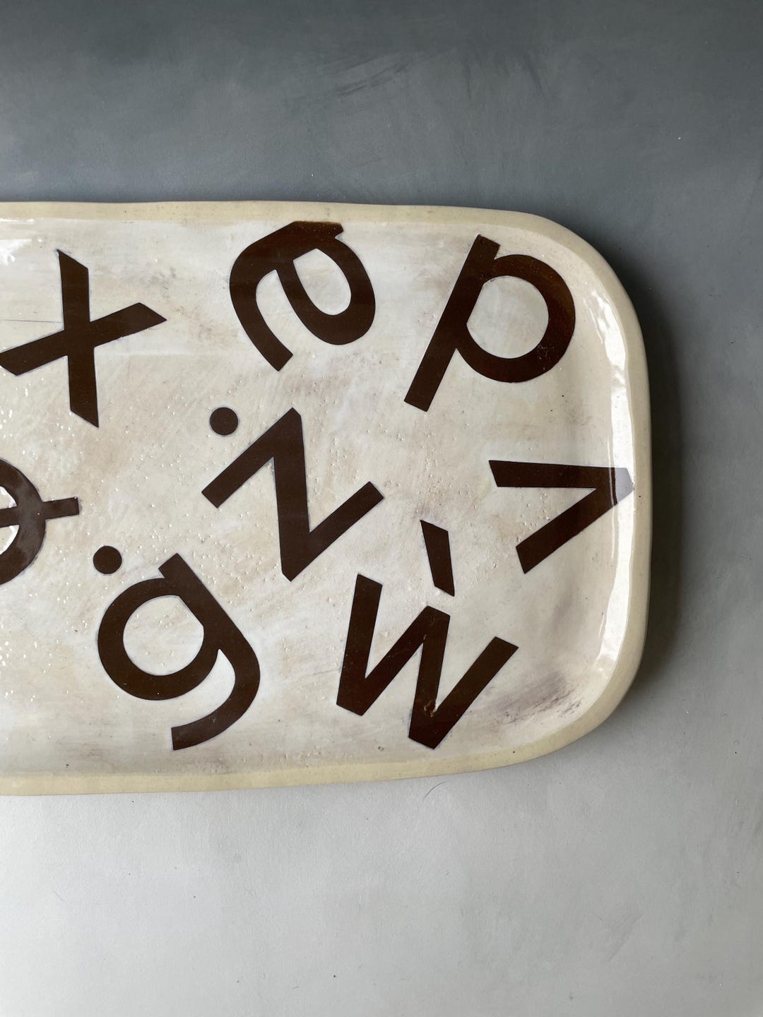 Hand Built Ceramic Platter - Statement Plate - Etsy