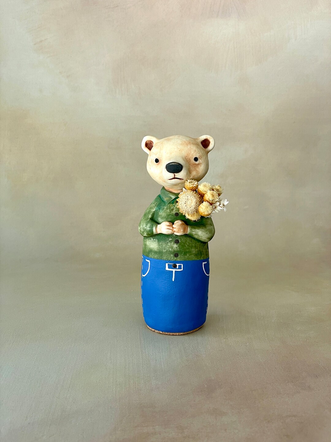 Little Bear Bud Vase - Etsy