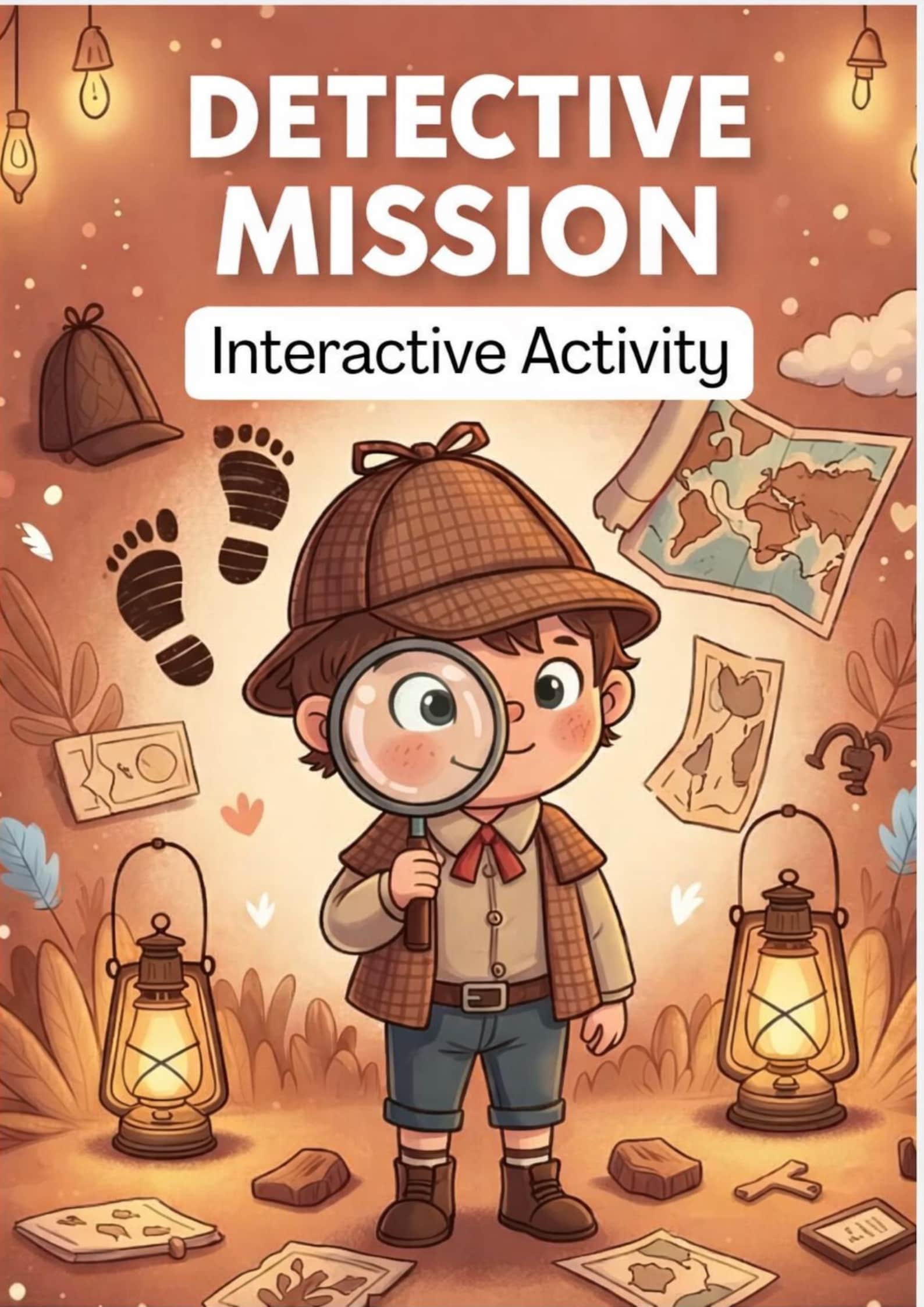 Kids Detective Activity Book for Preschool | Fun Mystery Games, Puzzles ...