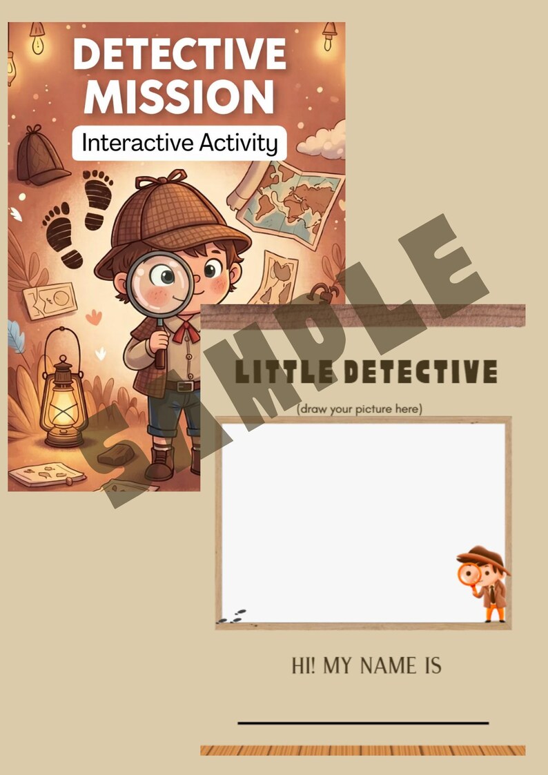 Kids Detective Activity Book for Preschool | Fun Mystery Games, Puzzles ...