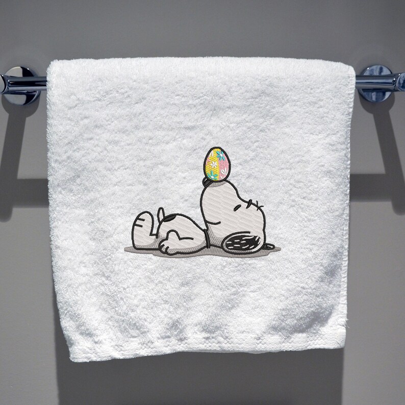 Sleeping Snoopy Easter Embroidery Design, Peanuts Machine Embroidery ...