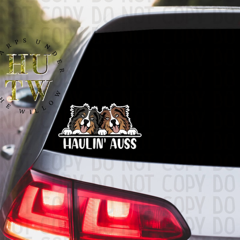Australian Shepherd Decal - Etsy