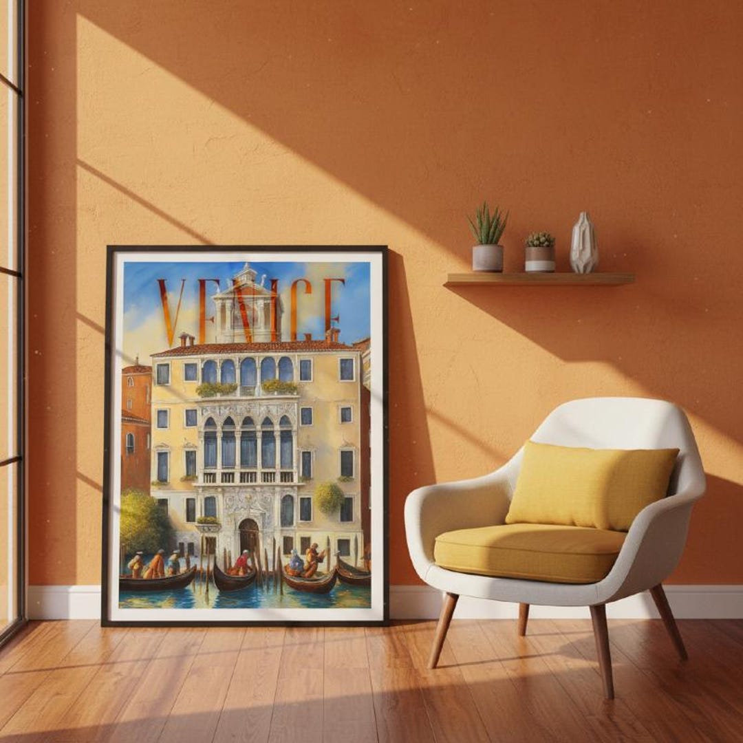VENICE Animated - Digital Poster - Etsy