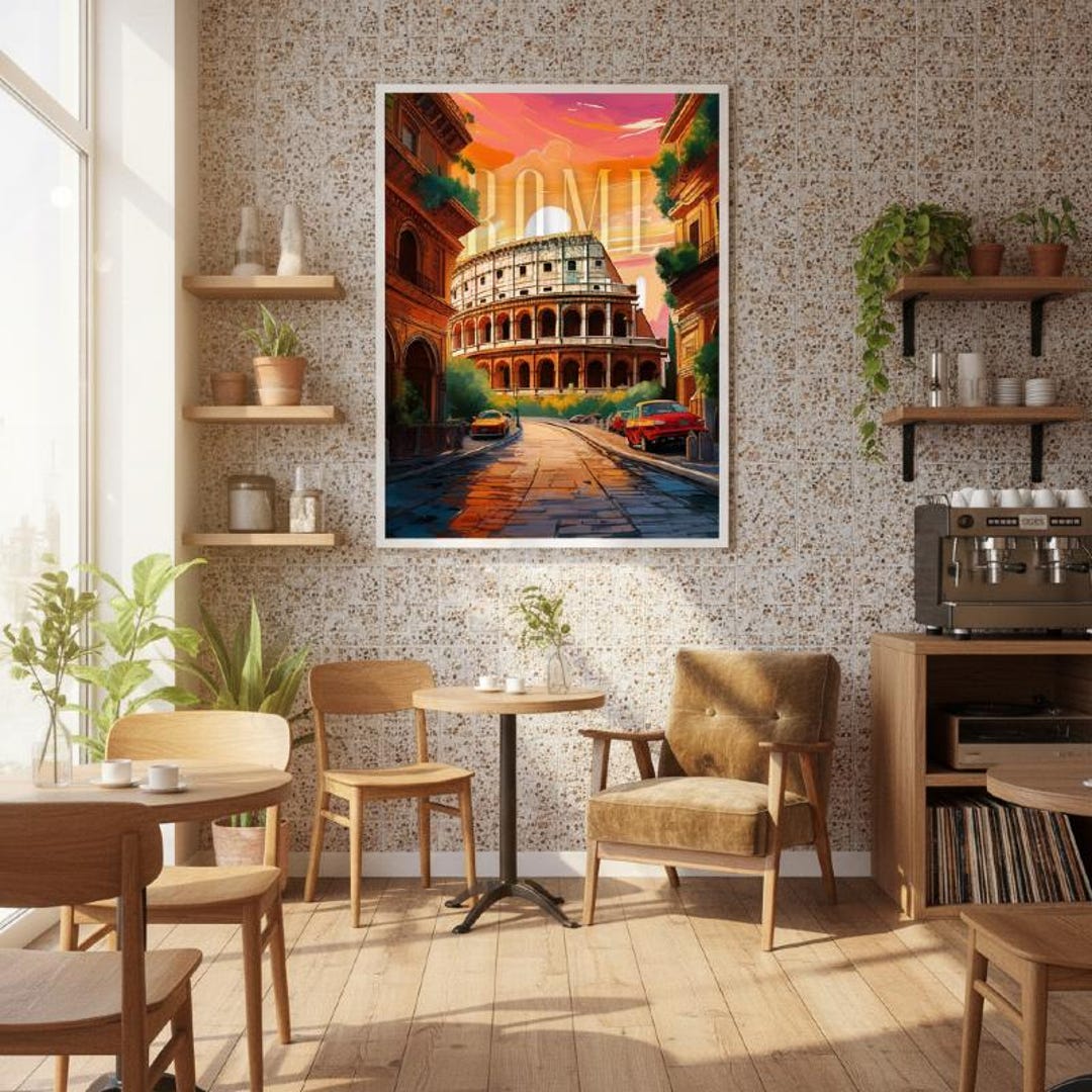 ROME Animated - Digital Poster - Etsy