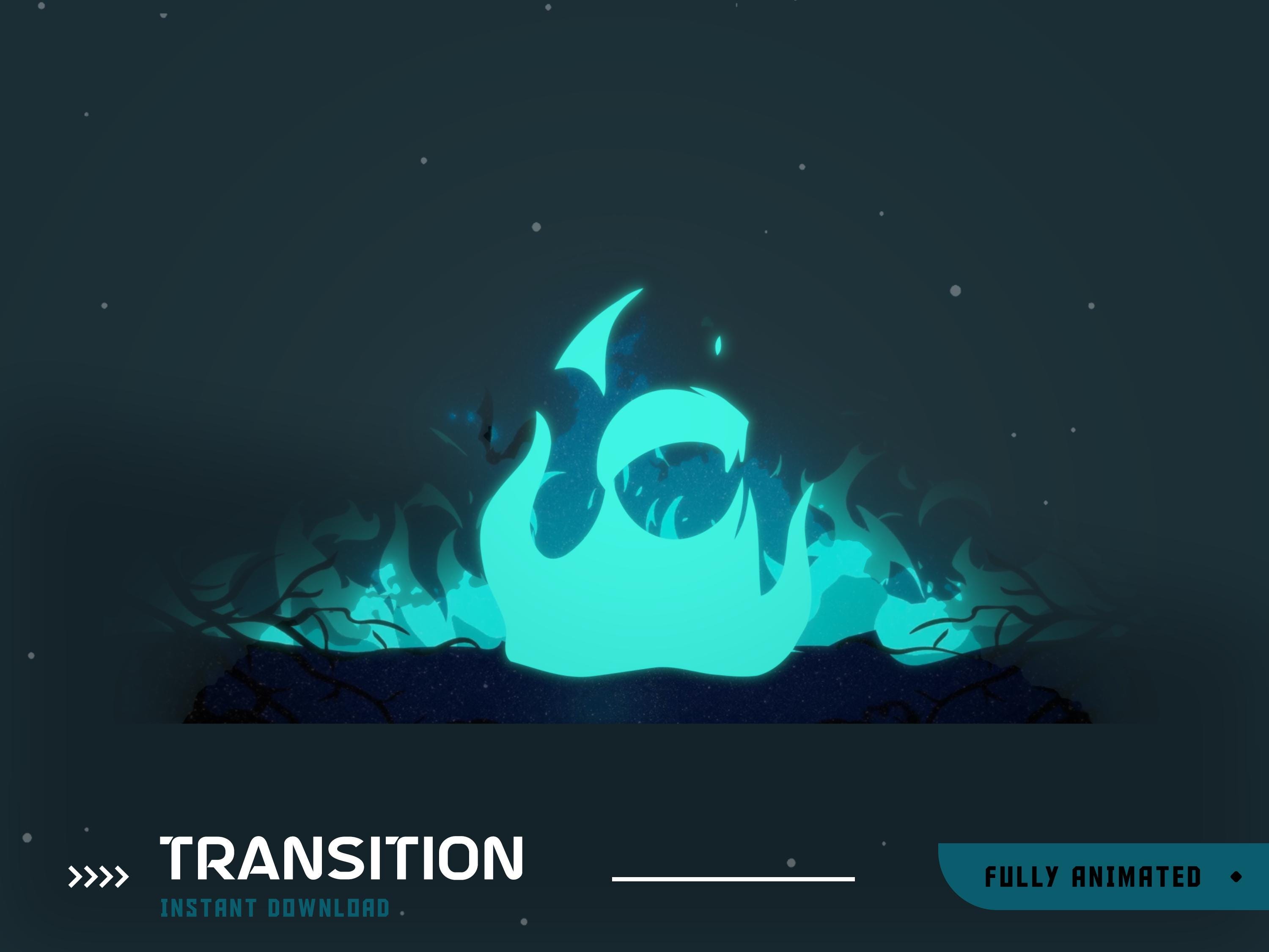 Ghostfire Grove Animated Stream Overlay Package, Horror Stream Package ...