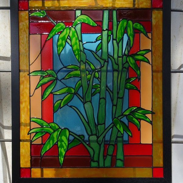 Stained Glass Bamboo - Etsy