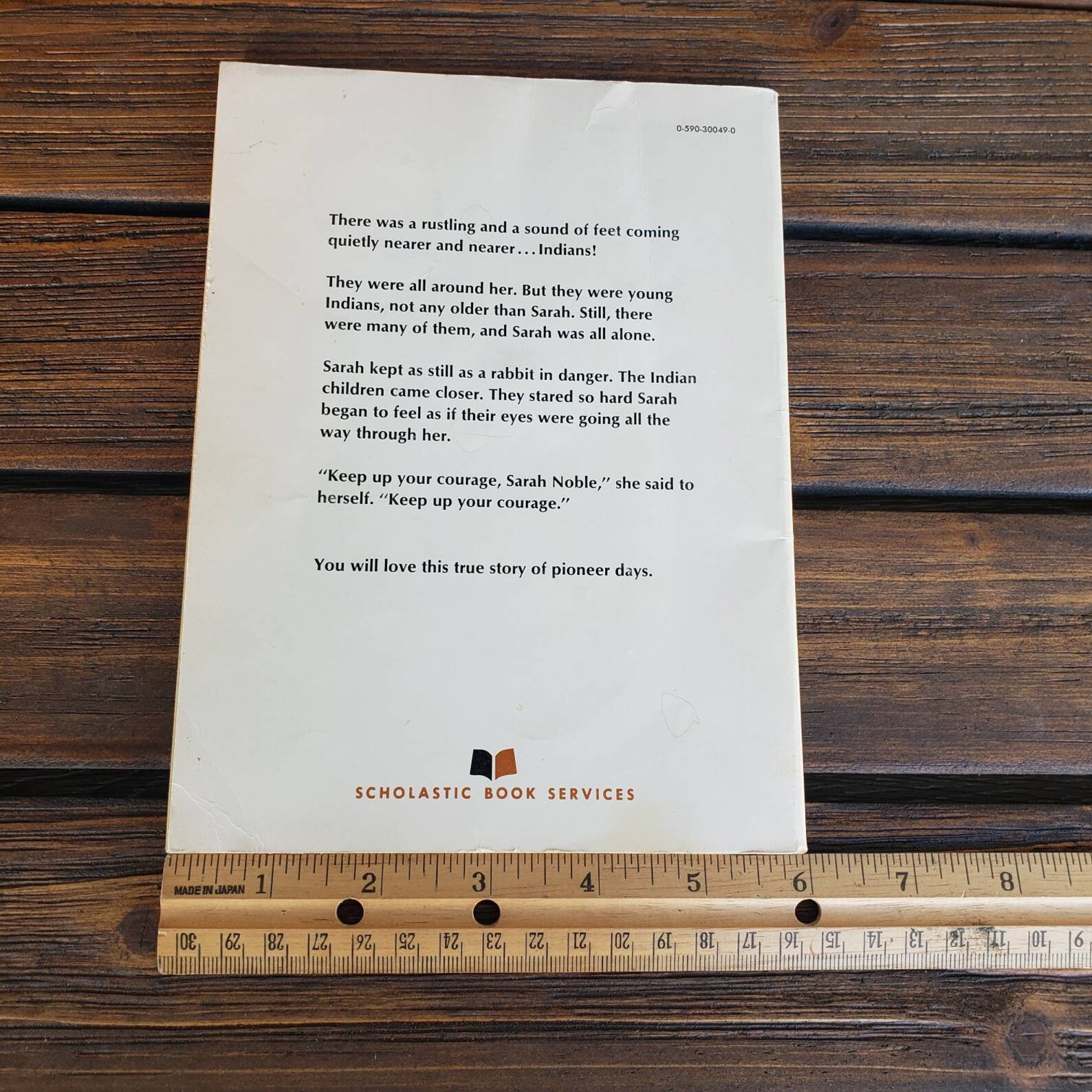 The Courage of Sarah Noble. 1954 Paperback Scholastic Book - Etsy