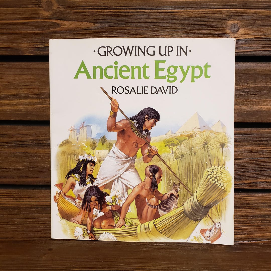 Growing up in Ancient Egypt by Rosalie David. 1994 Illustrated Children ...
