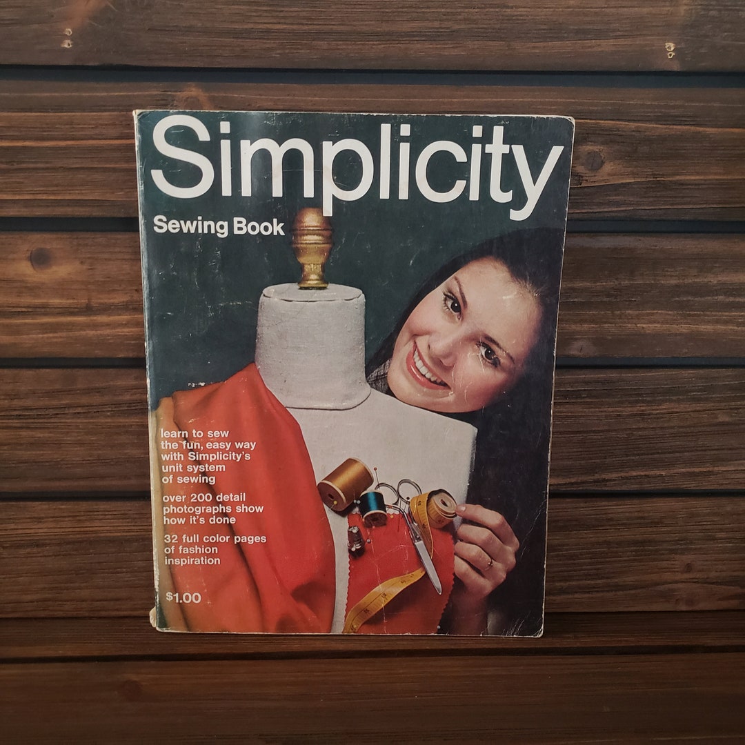 Simplicity Sewing Book, 1969. Vintage Paperback Sewing Guide With Color ...