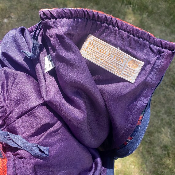 1960's Vintage Pendleton Gold Label Red Plaid 100% Wo… - Gem