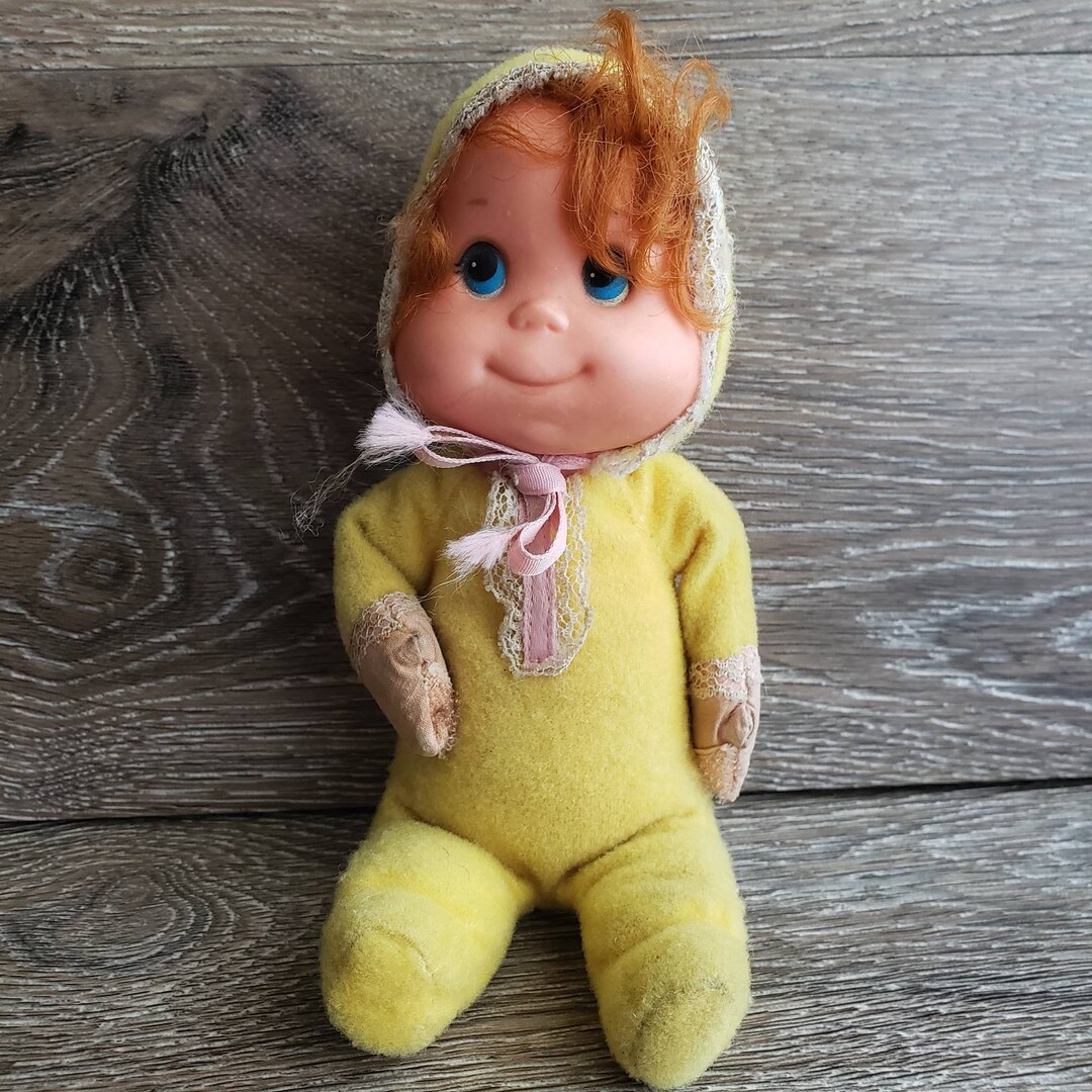 1970 Mattel itsy Bitsy Vintage Baby Doll. Rubber Face, Cloth Body ...
