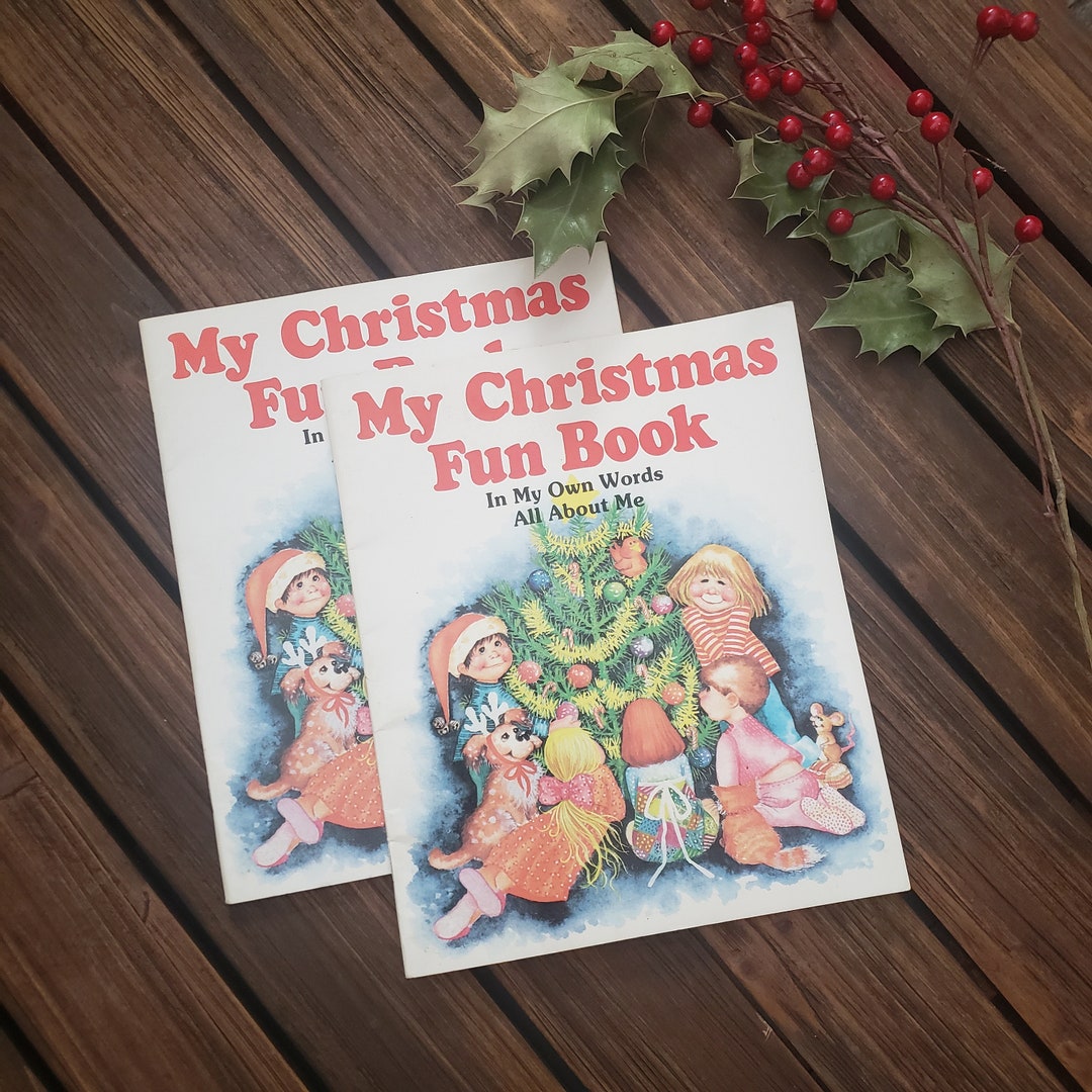 My Christmas Fun Book: in My Own Words All About Me. 1983 Paperback 2 ...