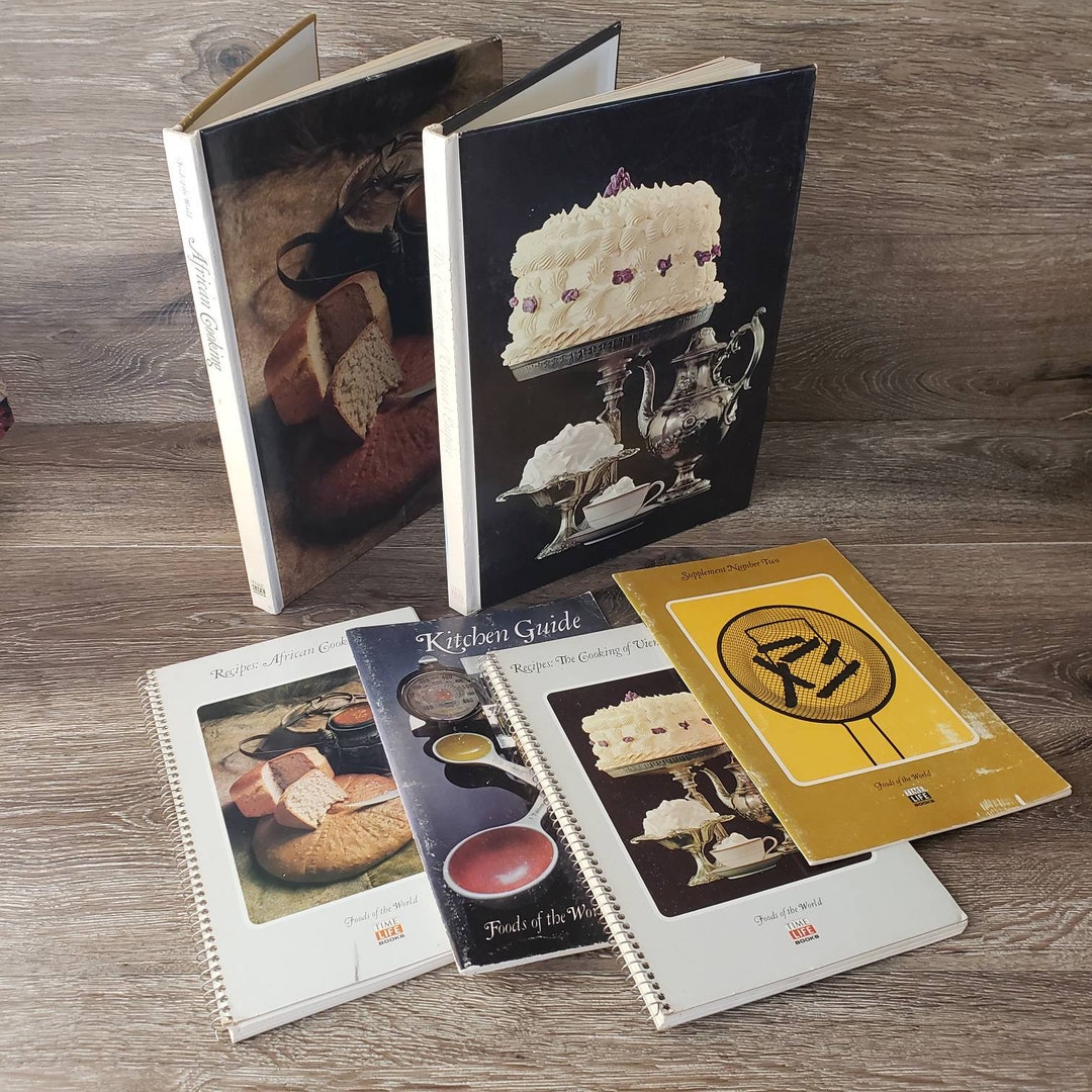 Foods of the World, Vintage Time-life Books 6 Book Lot African Cooking ...