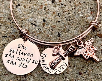 Gold Bracelet Graduation - Etsy