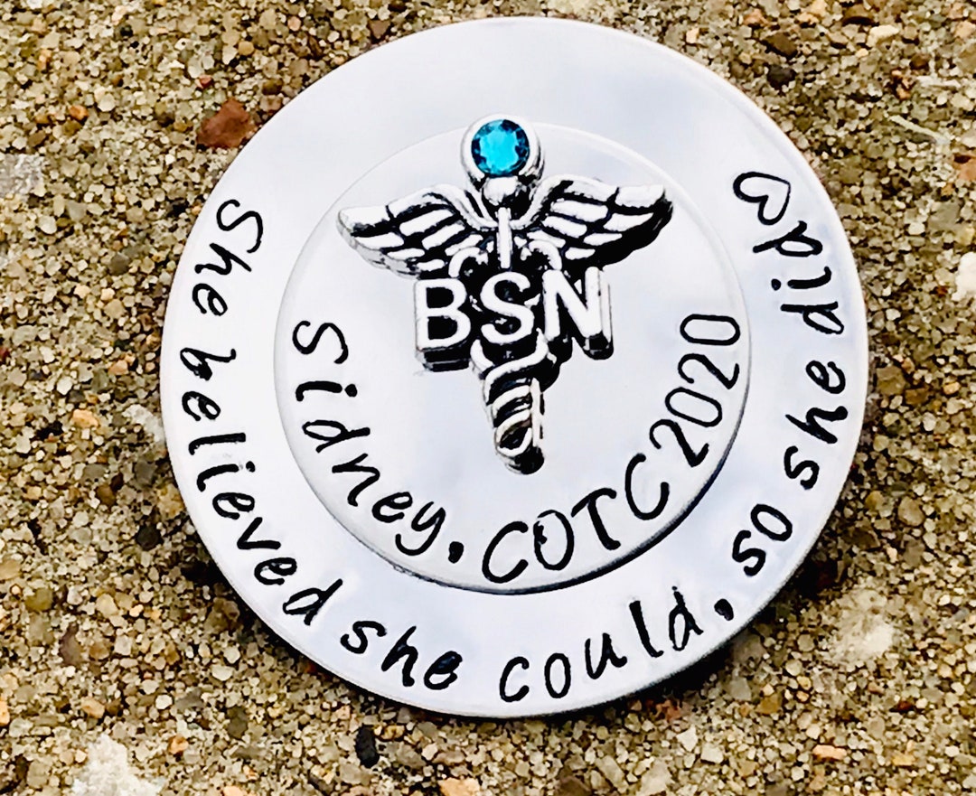 Personalized Pin for BSN - RN Gift - Bsn Pin - Nursing Student Gift ...