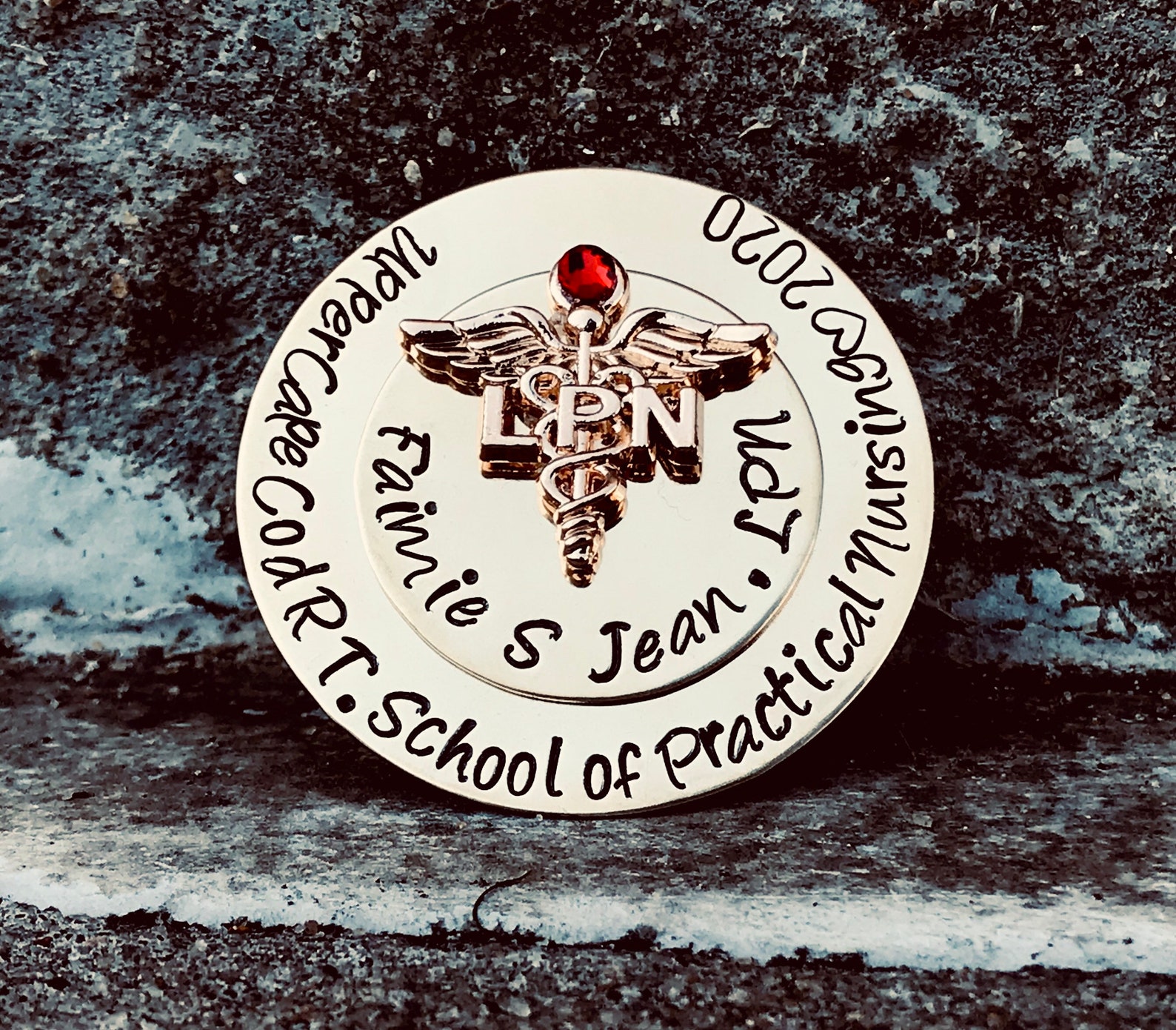 Gold LPN Pin licences Nurse Practitioner Pin Pinning - Etsy