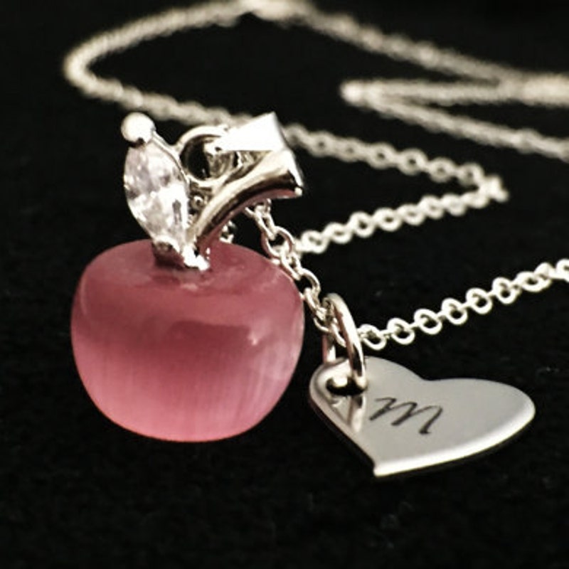 Apple Necklace - Etsy