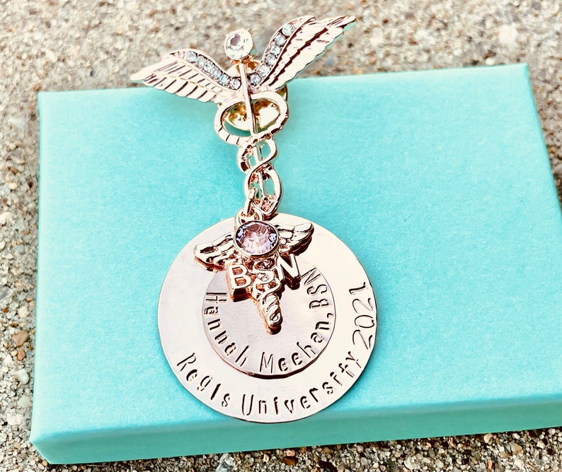Personalized Pin for BSN Rose Gold Bsn Pin BSN Gift - Etsy