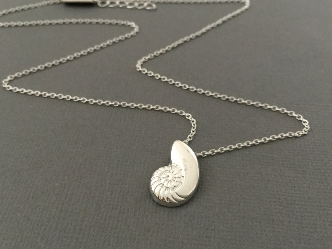 Silver Ariel Shell Necklace-ariel Seashellvoice - Etsy