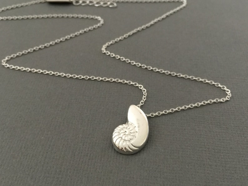 Silver Ariel Shell Necklace-ariel Seashellvoice - Etsy