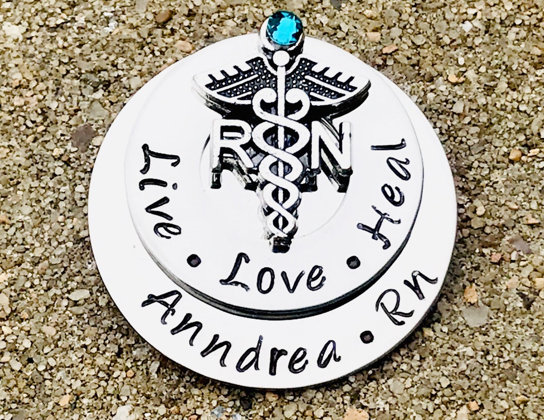 Personalized Pin for RN - Nurses Pin - RN LPN Pin - Nursing Student ...