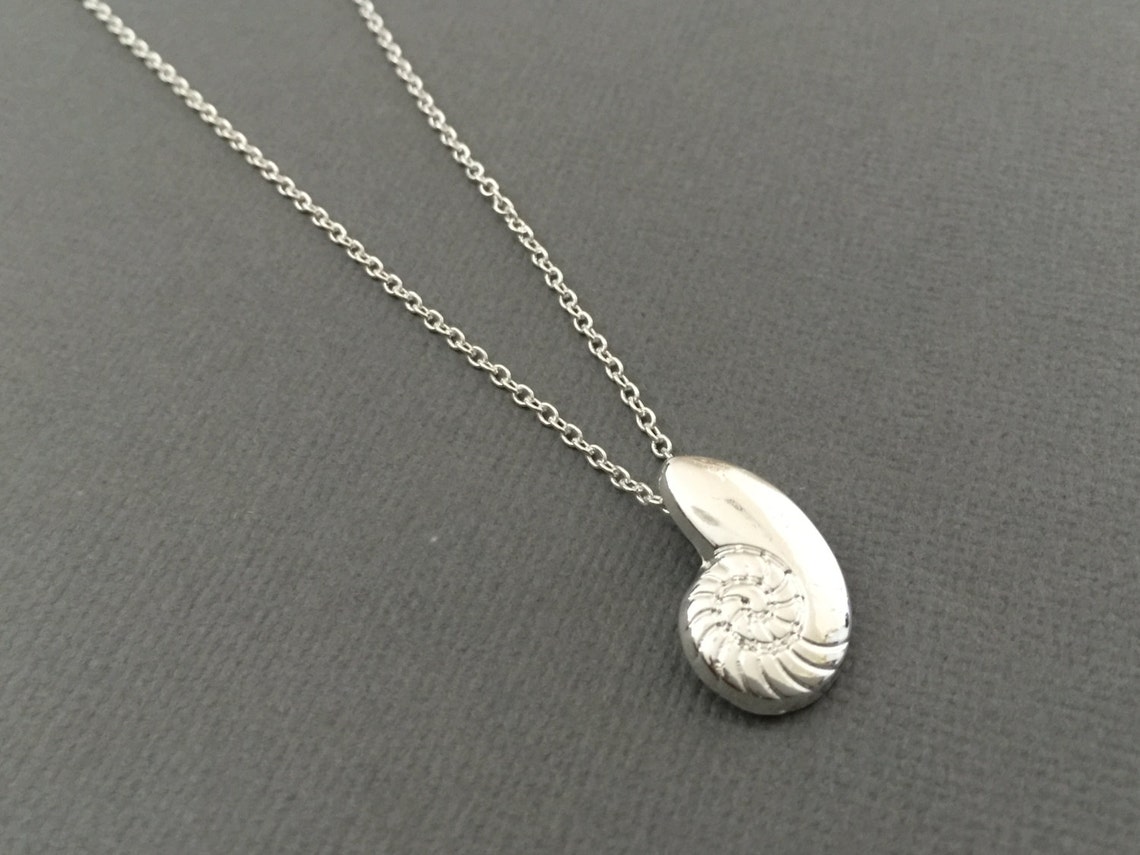 Silver Ariel Shell Necklace-ariel Seashellvoice - Etsy