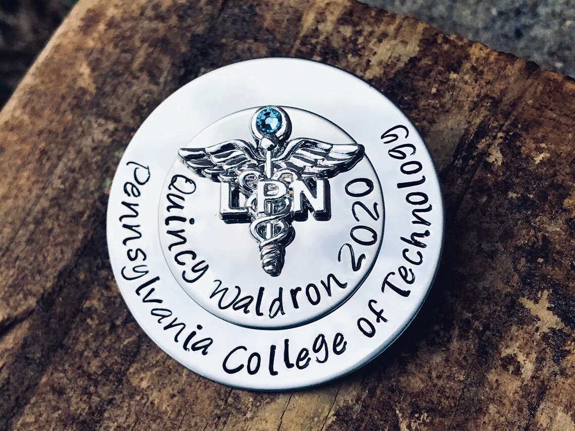 Personalized Pin for LPN - Lpn Pin - Nursing Student Gift - Nursing ...