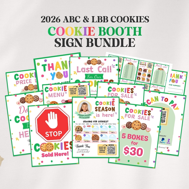 Abc 2026 Cookie Menu - Etsy