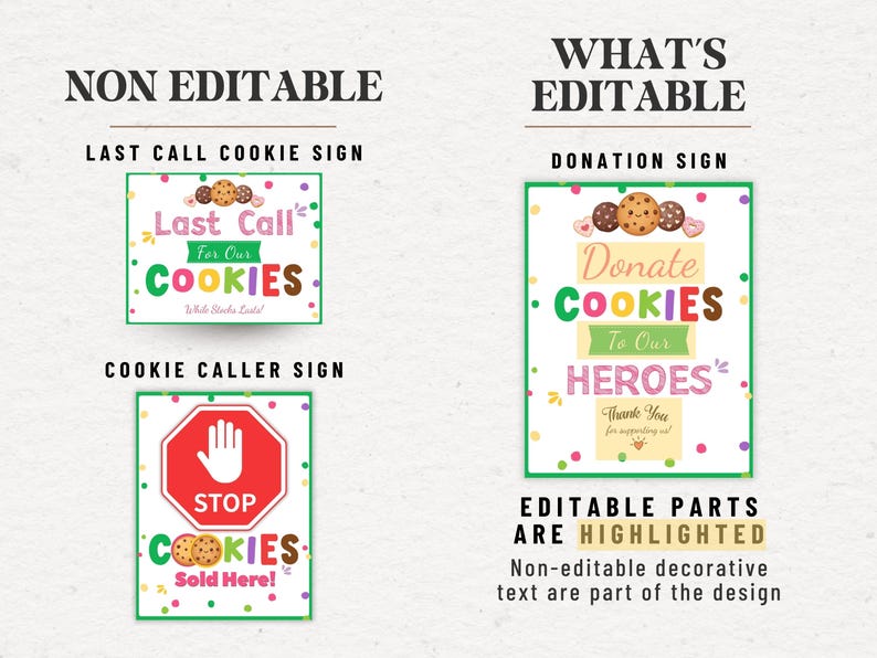 Girl Scout Cookie Booth Bundle, Printable Troop Marketing Kit 2026 ABC ...
