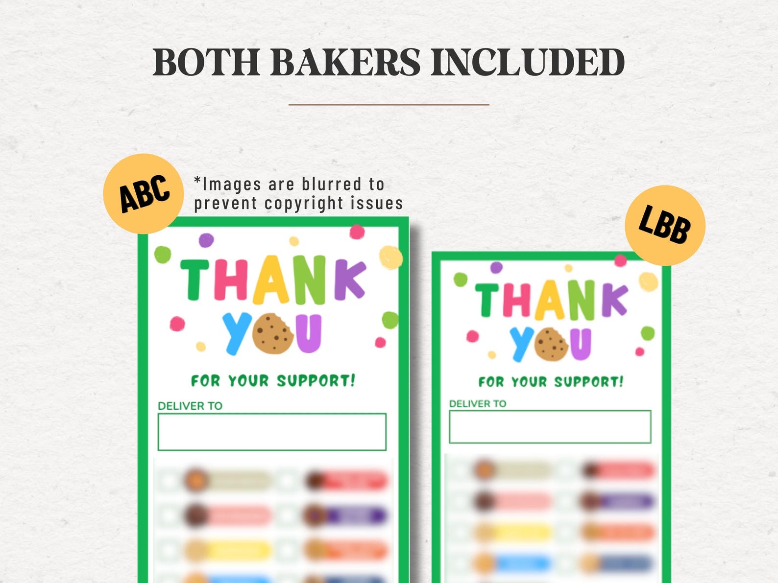 Editable Girl Scout Cookies Receipt, Cookies Thank You Cards With QR ...