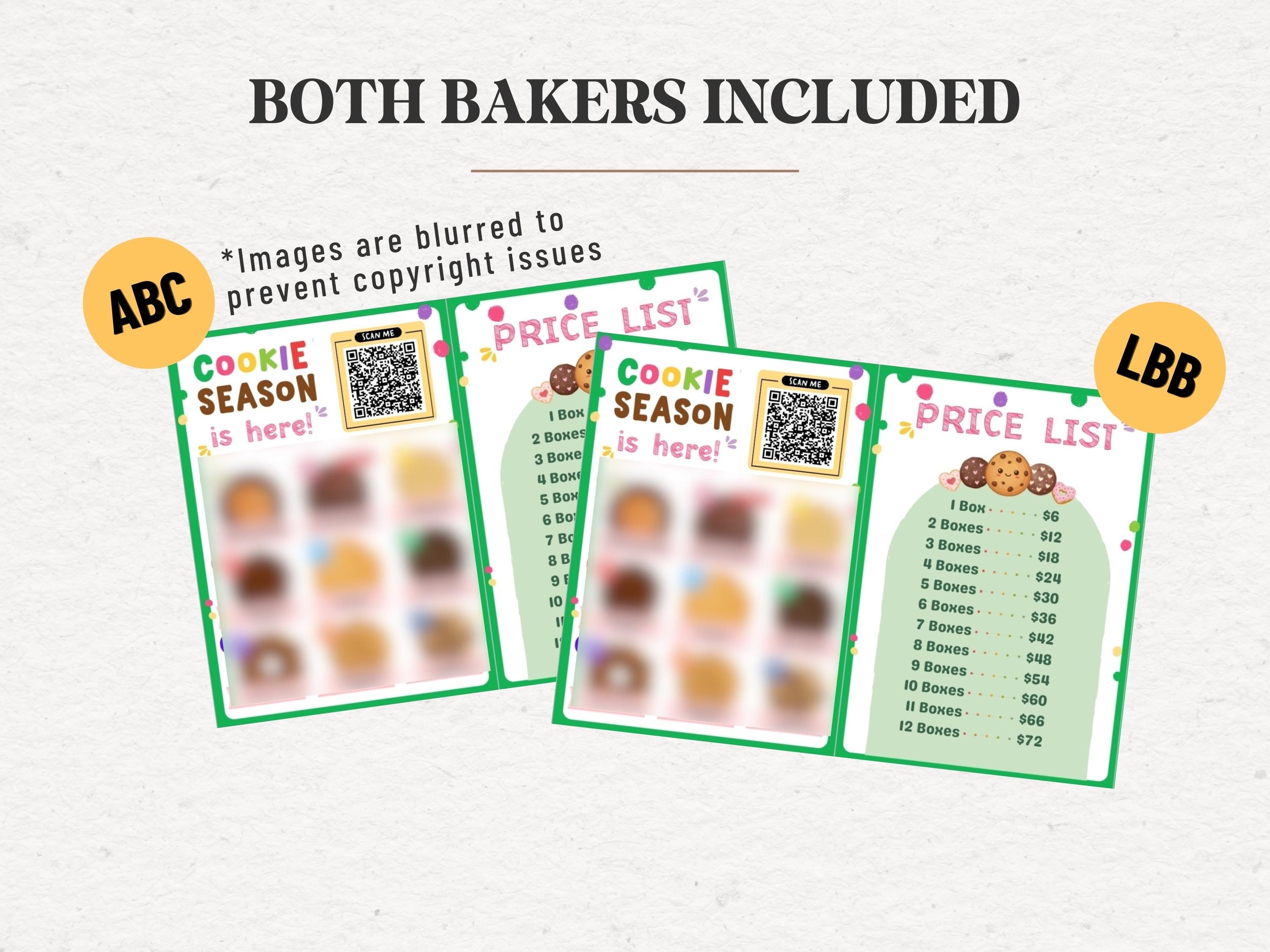 2026 Scout Cookie Lanyard, ABC & LBB Lanyard Insert Cards, Pricelist ...