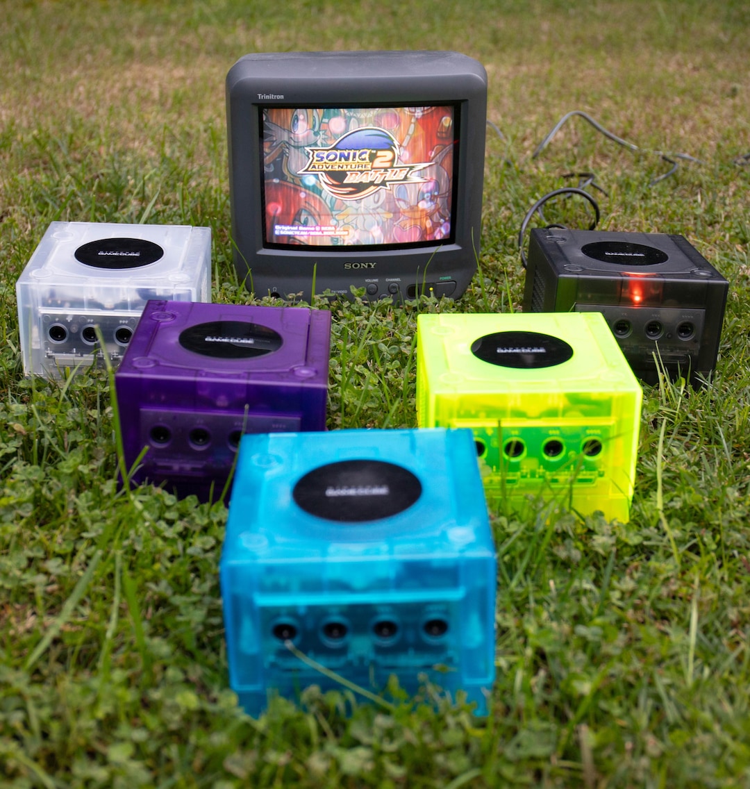 Custom Upgraded Nintendo Gamecube (transparent Shell, Replaced Battery ...