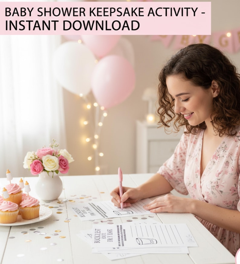 Baby Bucket List Game, Editable First Year Bucket List Cards, Printable ...