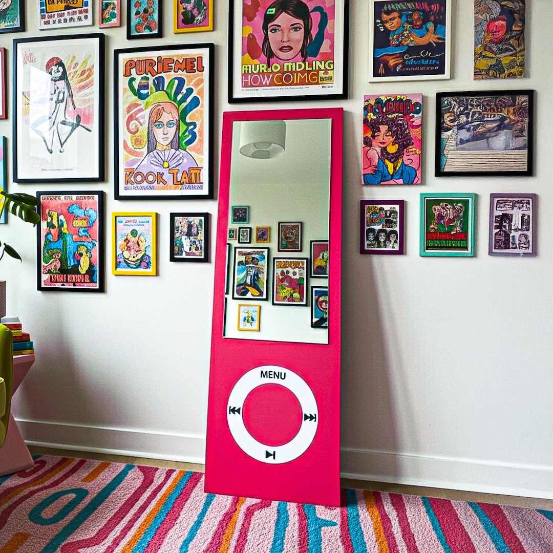 Pink Ipod Mirror - Cheap Ipod Mirrors - Giant Ipod Mirror Decorative ...