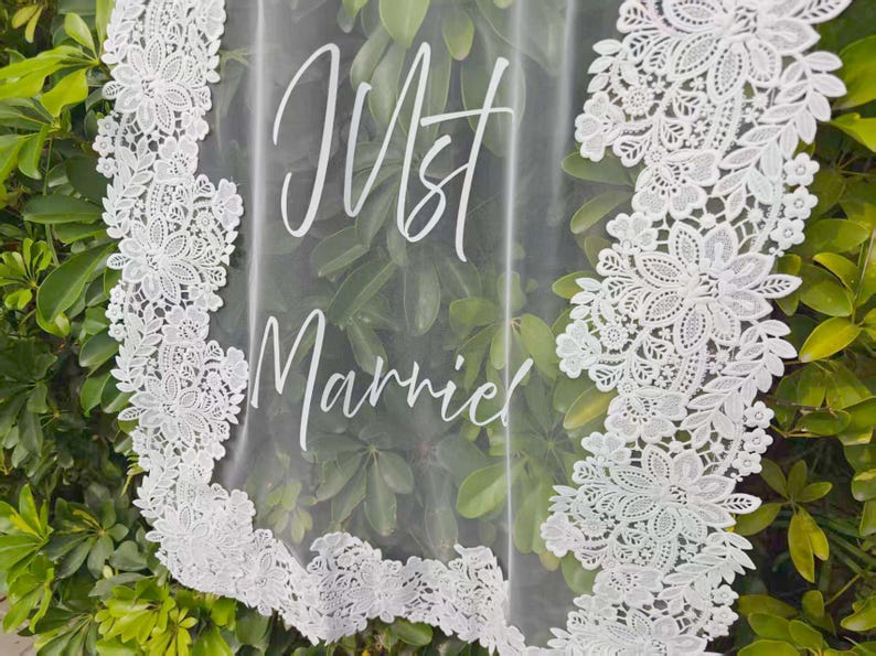 Personalized Lace Bar or Event Sign, Wedding, Birthday, Anniversary ...