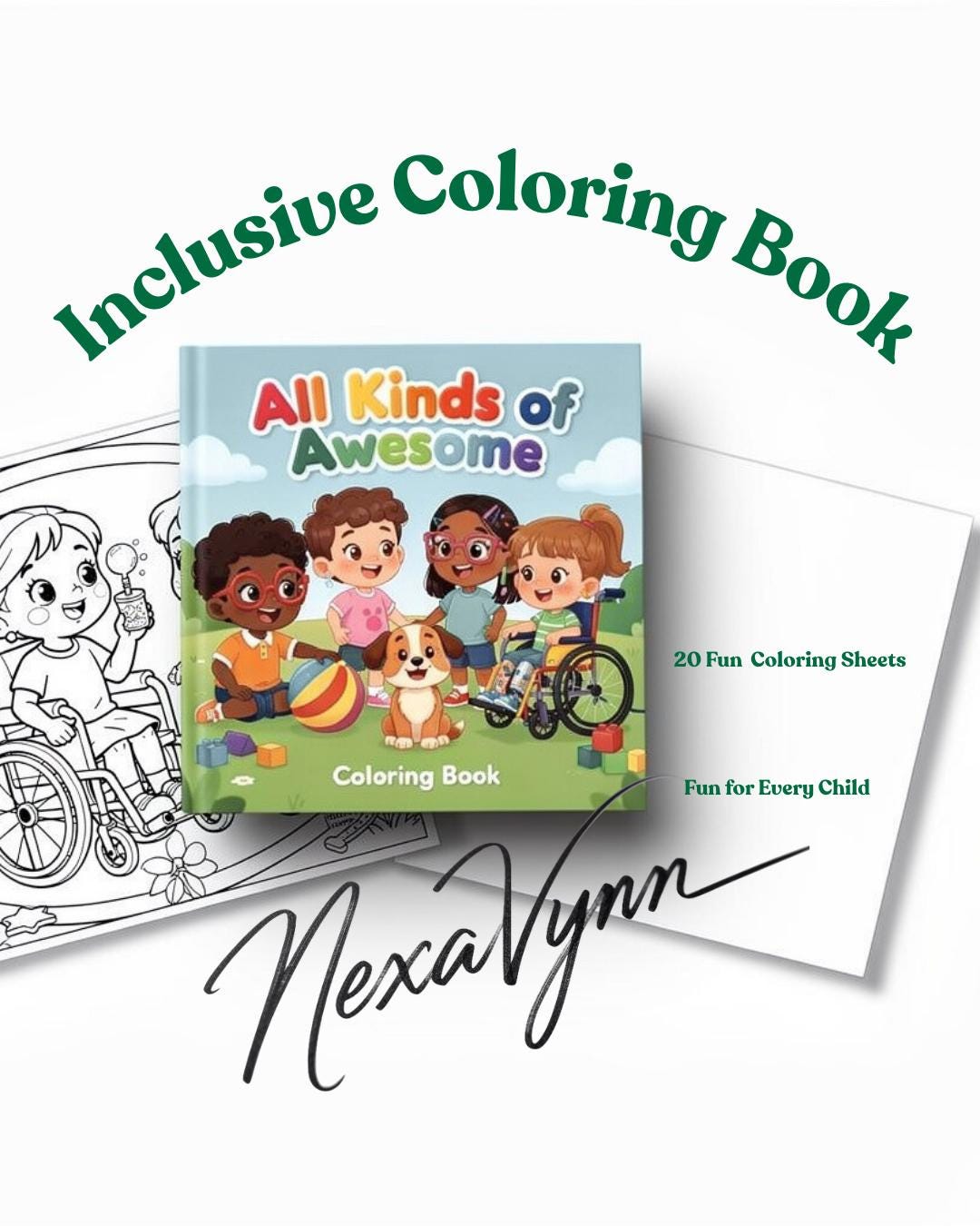 Inclusive Coloring Book for Children With Disabilities – Printable ...