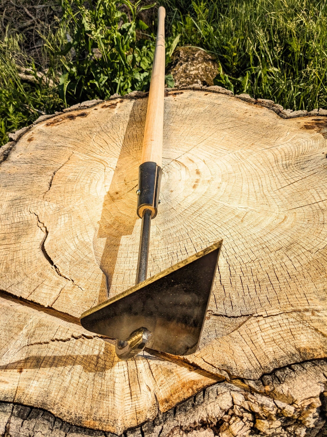 V Hoe, Long Handle Hand Forged Garden Tool (shipping Separate) - Etsy