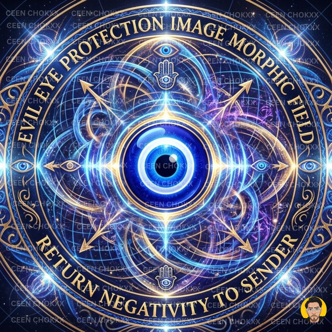 Evil Eye Protection Digital Art - Morphic Field PNG - Return Negativity ...