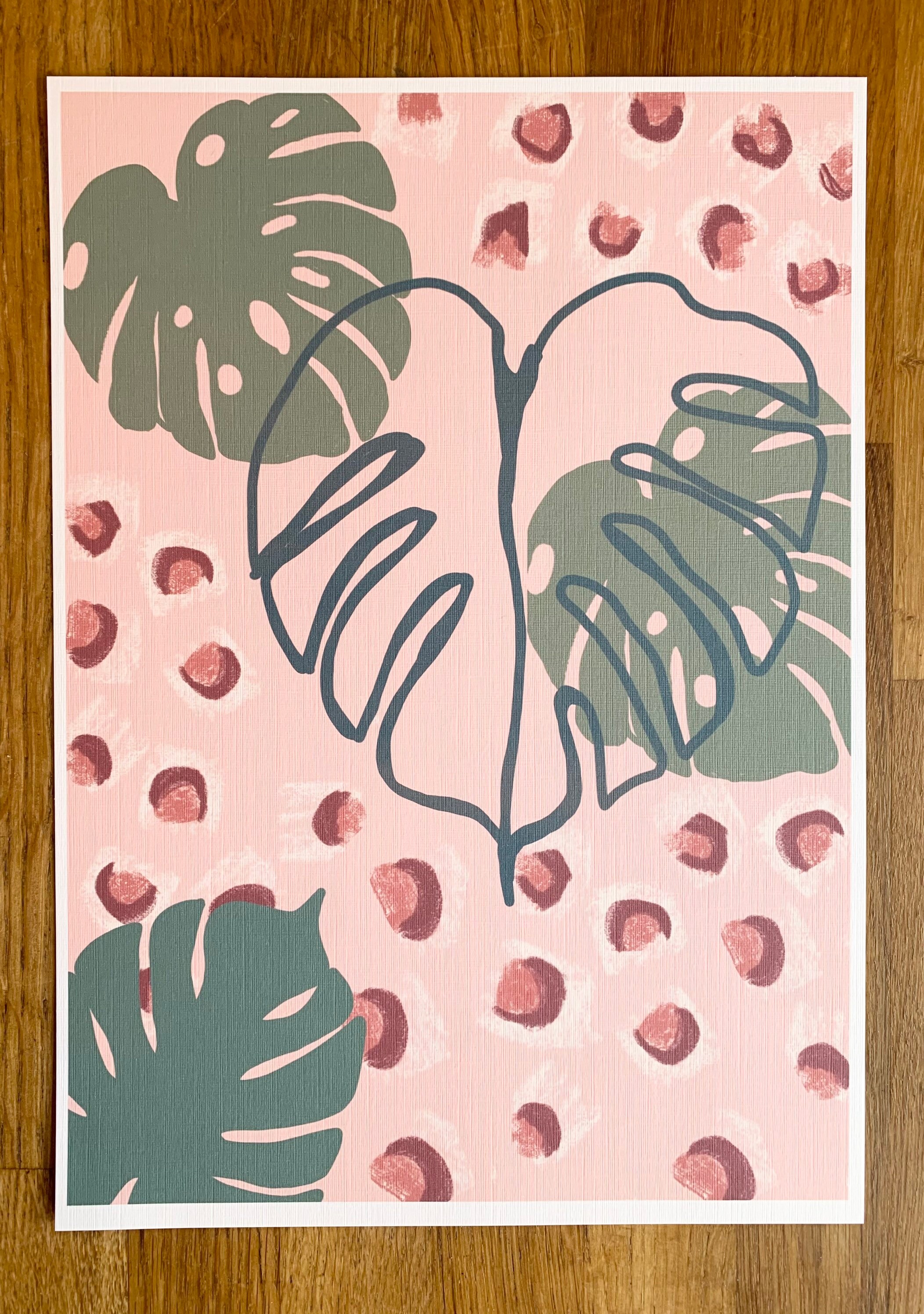 Monstera Print Monstera Plant Monstera Art Print | Etsy