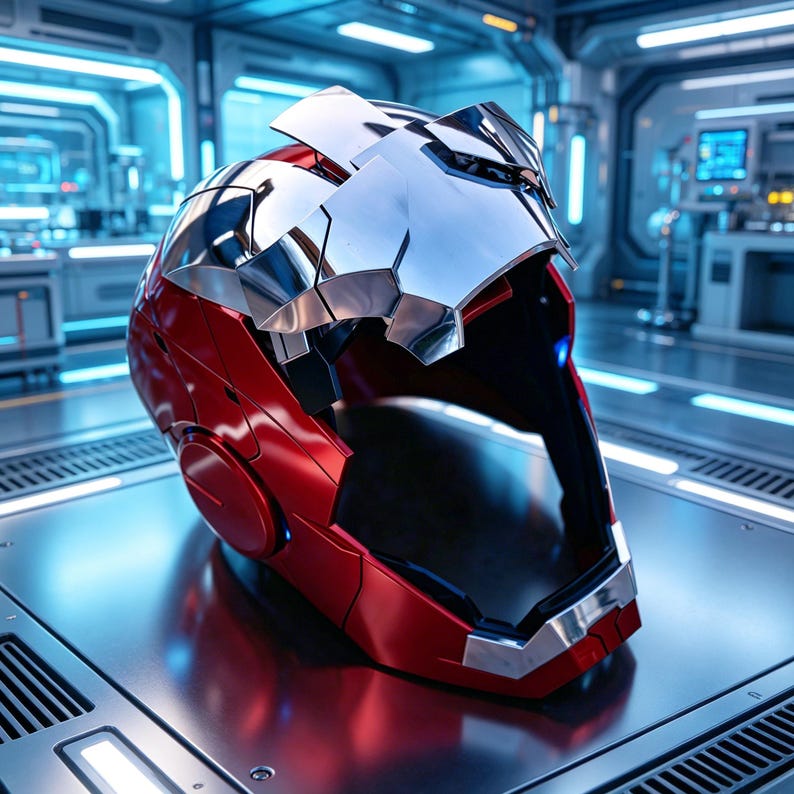 Mark 5 LED Voice-controlled Helmet With Touch Sensor, Cosplay Costume ...