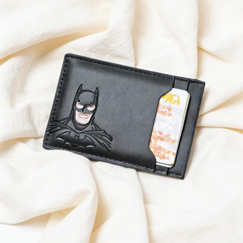 Bat Man Id Wallet - Etsy