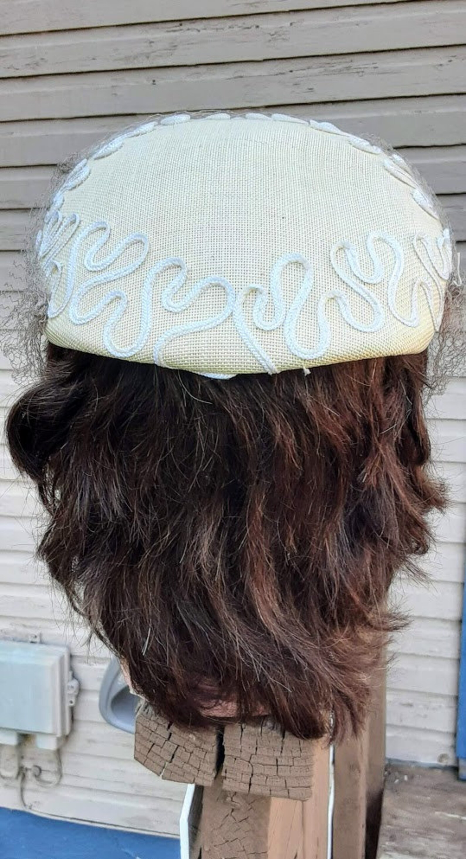 Vintage 1950s Ivory Juliet Hat Veil Hat Soutache Braid Wedding - Etsy