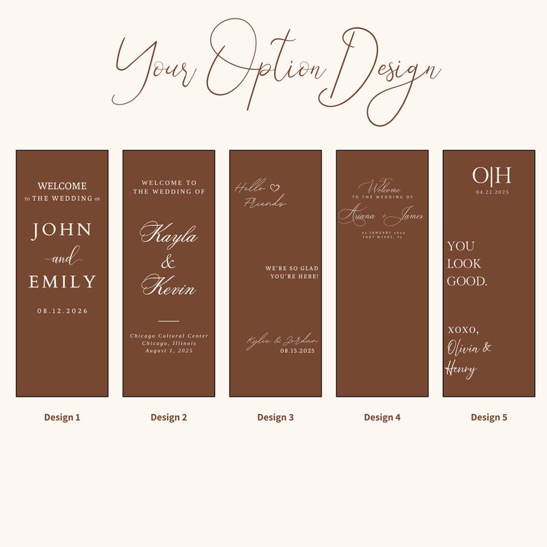 Customizable Wedding Welcome Sign Decal | Names, Date, Location (mirror ...