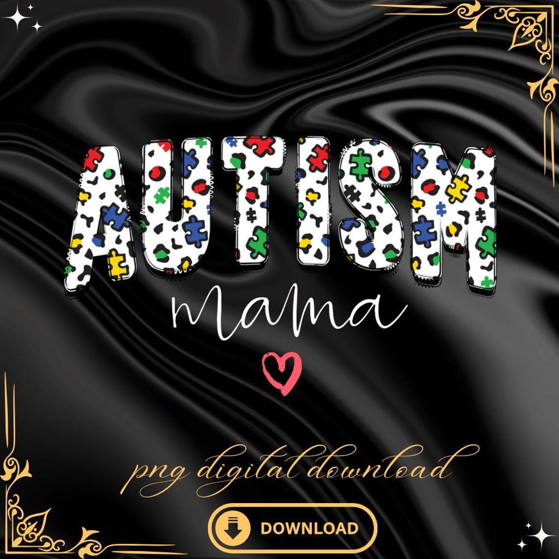Autism Mama PNG, Autism Awareness PNG, Mama Shirt Design, Digital ...